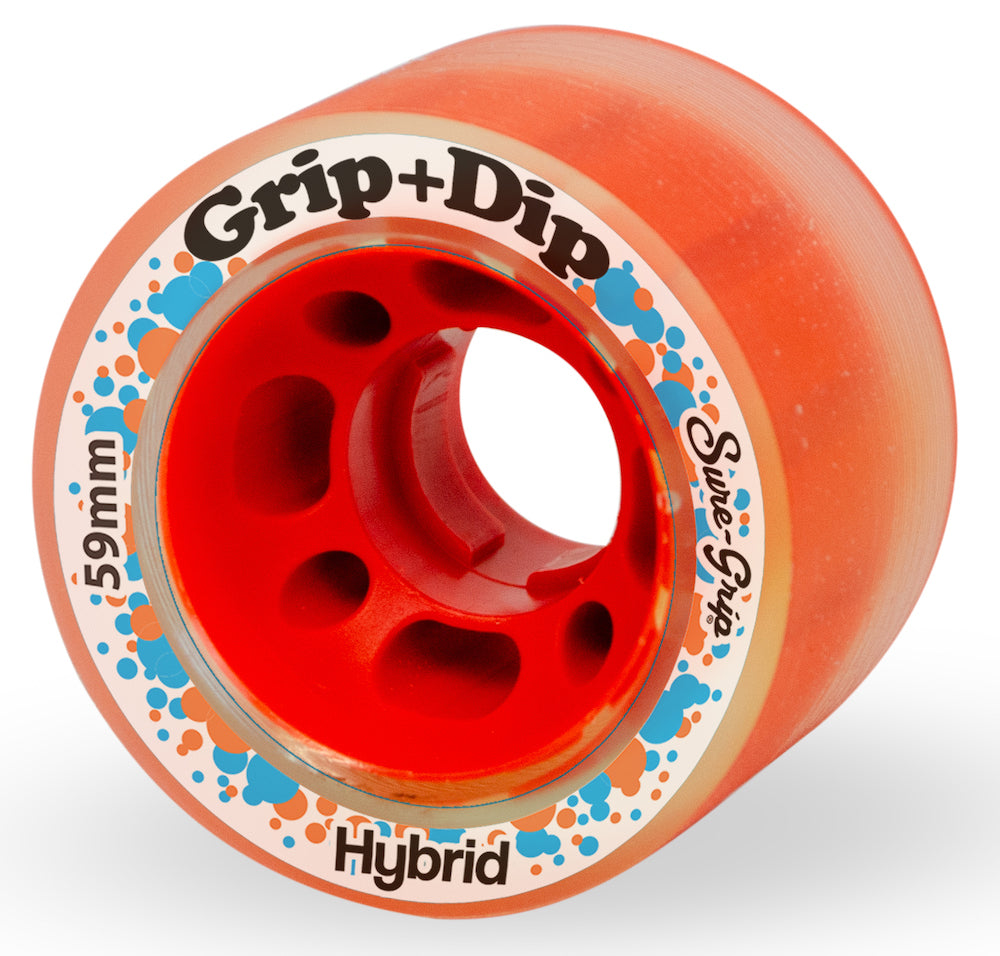 Sure-Grip Grip+Dip Hybrid Wheels pack of 8 (USA made) – Seaside Skates
