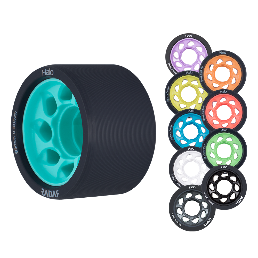 Radar Halo Wheels - 4 Pack (USA Made) – Seaside Skates